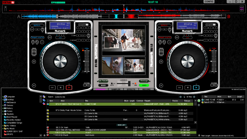 VirtualDJ - CB Graphix Spacesaver 4 deck