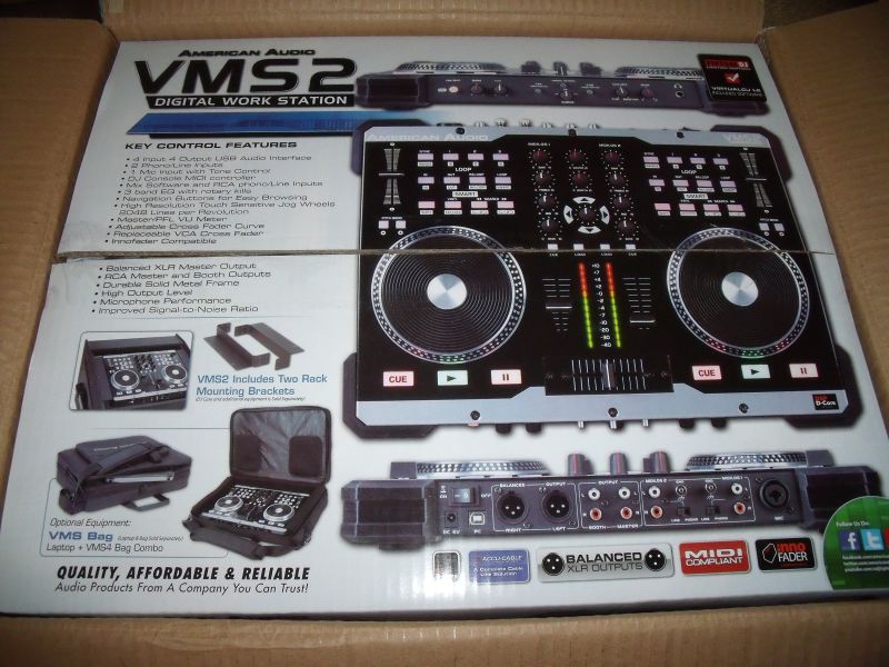 VirtualDJ - American Audio VMS2 angekommen! Erste Bilder, Infos usw. :-)